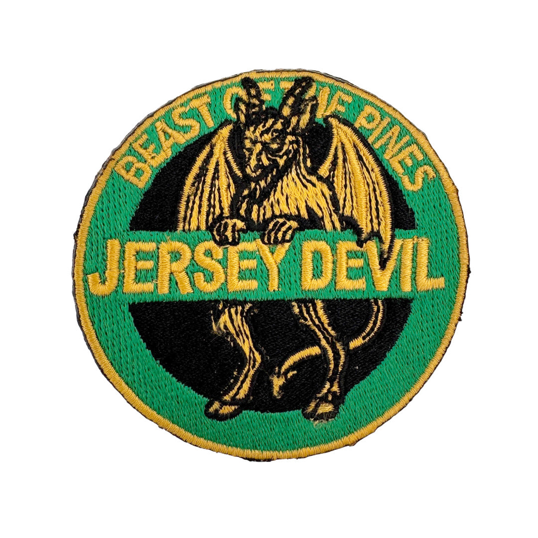 Jersey Devil Highway Sign Patch | NJ Cryptid Iron-On – True Jersey